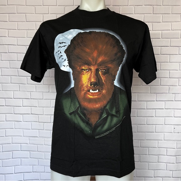 Universal | Shirts | Vtg The Wolf Man Tshirt Horror Movie Werewolf 9s ...